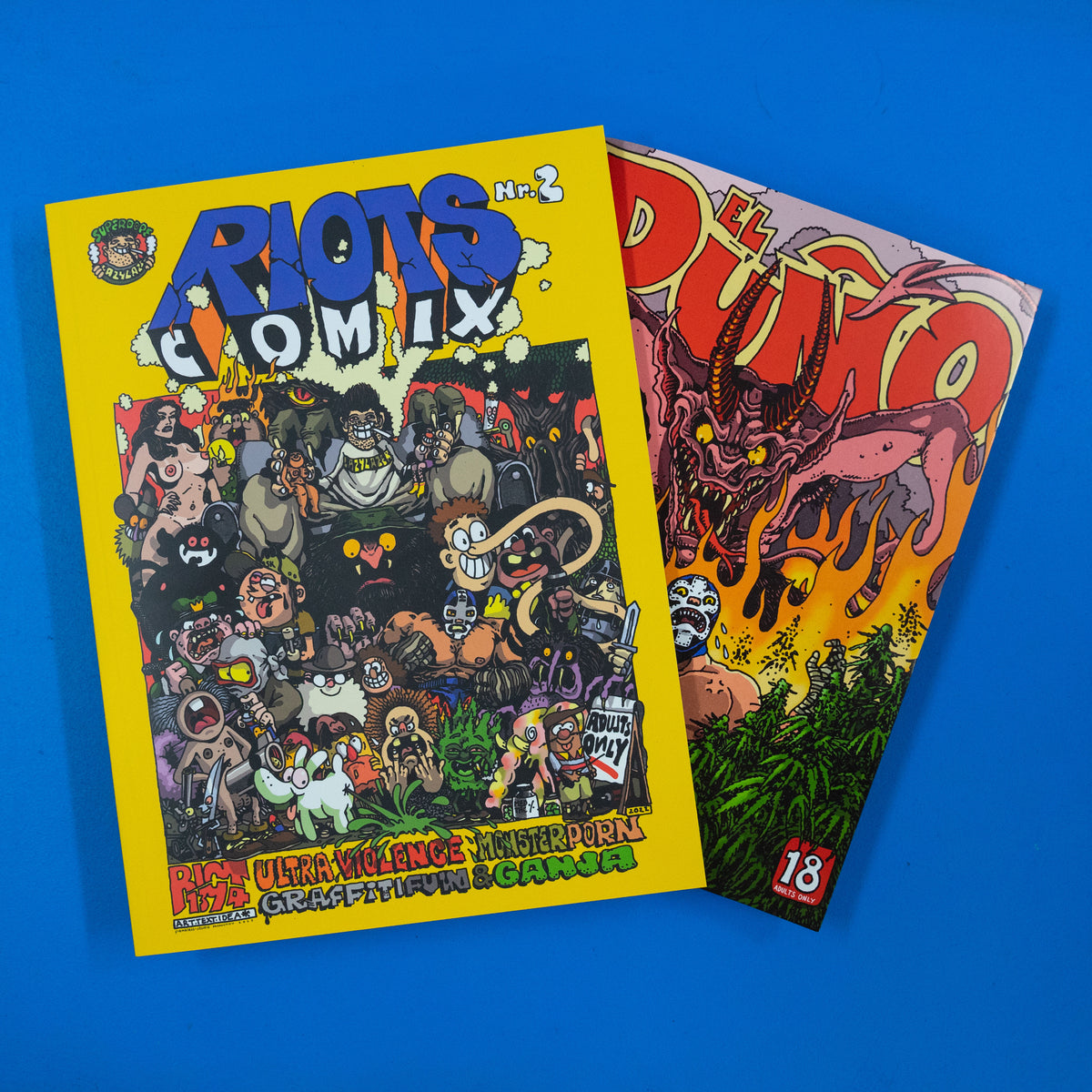 RIOTS-COMIX Nr.2 + El Puño Comic – Frameless Studio