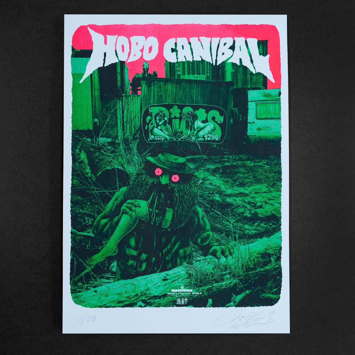 "Hobo Canibal“ - RIOT1394 – Frameless Studio